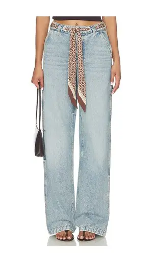 SEROYA Bond Denim Pant In . Also - Blue