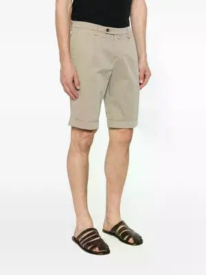 BRIGLIA 1949 Pleated Turn-up Shorts