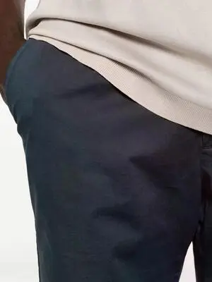 BRIGLIA 1949 Pleated Turned-up Shorts - Blue