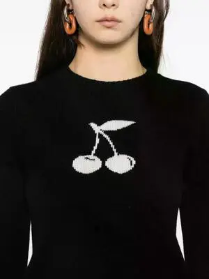 Cynthia Rowley Intarsia Cropped Jumper