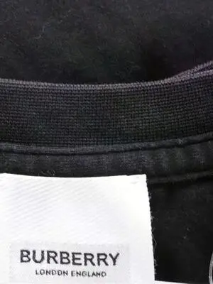 Burberry Logo Embroidered Cotton T-shirt