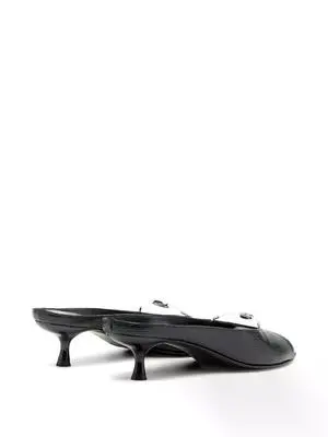 DIESEL® D-diam's Lizard-effect Heeled Mules