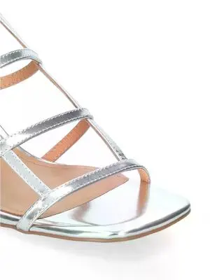BIBI LOU Tone Multi-strap Kitten Heel Sandals