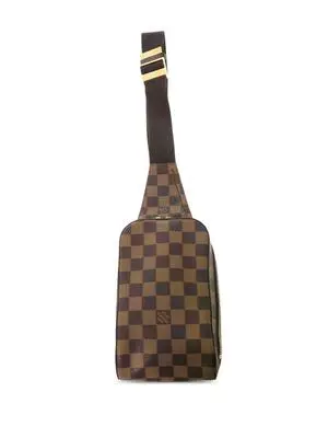 LOUIS VUITTON Damier Ebene Geronimos Cross Body Bag - Brown