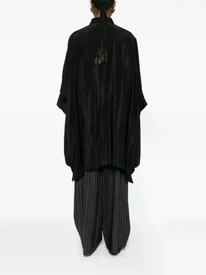 Soh Asymmetric Satin Shirt
