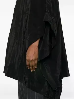 Soh Asymmetric Satin Shirt