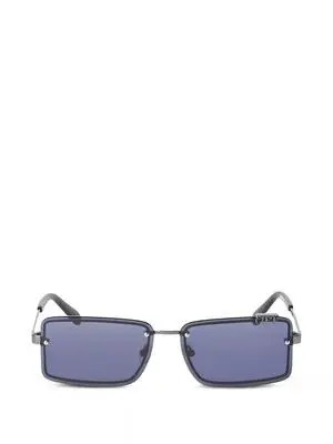 Off-White Tampa Rectangle-frame Sunglasses - Silver