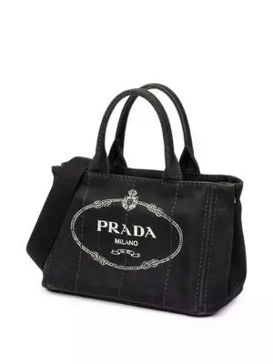 Prada Small Logo-print Tote Bag