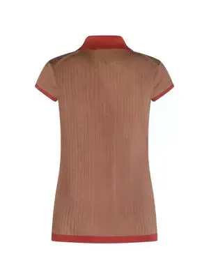 Malo Ribbed-knit Polo Shirt - Neutrals