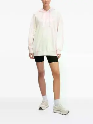 Guess Logo Print Hoodie - Pink