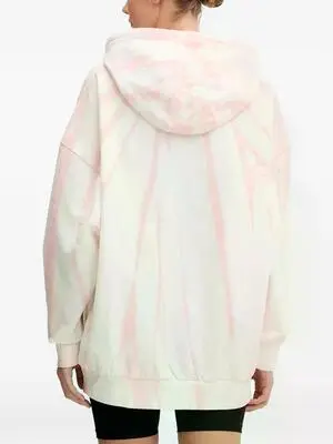 Guess Logo Print Hoodie - Pink