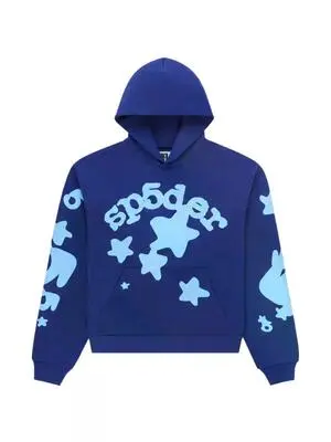 SP5DER Beluga Graphic Hoodie - Blue