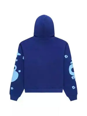 SP5DER Beluga Graphic Hoodie - Blue