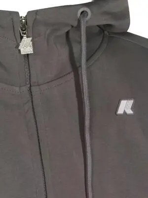 K-WAY Anton Logo-patch Zip-up Hoodie