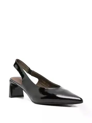 SERGIO MORETTI FIRENZE Patent Slingback Pumps