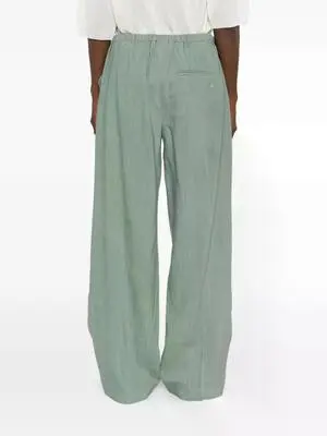 Marella Drawstring-waist Pleated Wide-leg Trousers