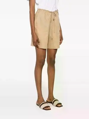 Ralph Lauren Drawstring Waist Patch Pocket Shorts - Neutrals