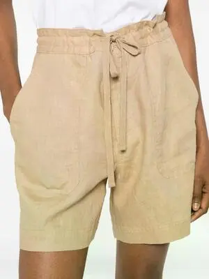 Ralph Lauren Drawstring Waist Patch Pocket Shorts - Neutrals