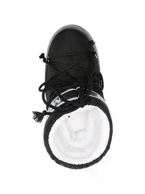 Moon Boot Logo Lace-up Boots - Black