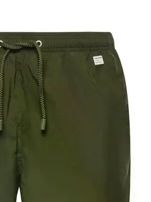 MC2 SAINT BARTH Logo-patch Swim Shorts - Green