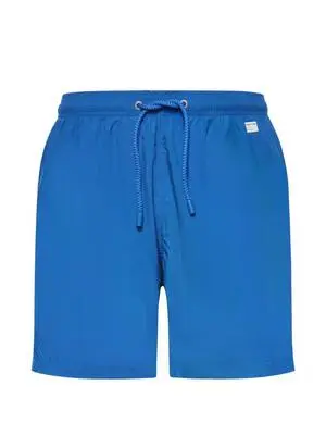 MC2 SAINT BARTH Logo-patch Swim Shorts - Blue