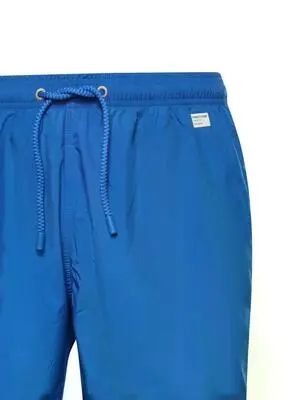 MC2 SAINT BARTH Logo-patch Swim Shorts - Blue