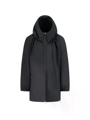 JIL SANDER Hooded Gathered Jacket