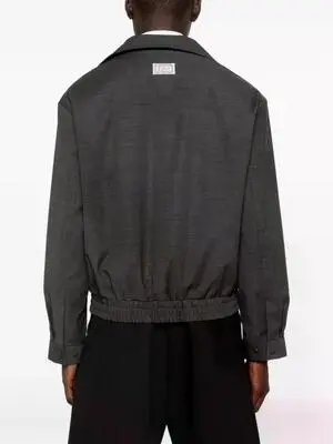 LC23 Notched Lapel Bomber Jacket
