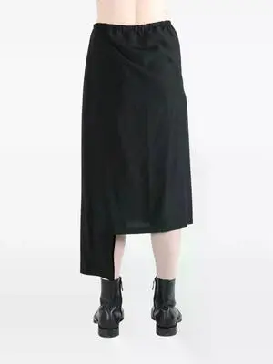 Yohji Yamamoto Asymmetric Drawstring Skirt