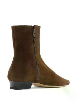 Staud Zipped Block-heel Ankle Boots