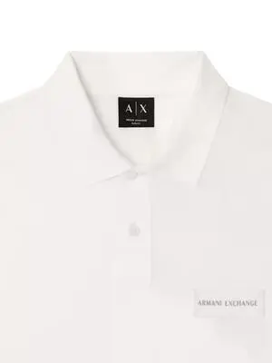Armani Exchange Logo-patch Polo Shirt