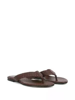 Vince Lotus Woven Thong Sandals