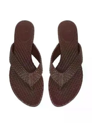 Vince Lotus Woven Thong Sandals