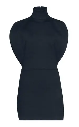Alaïa Knit Mini Dress - Navy