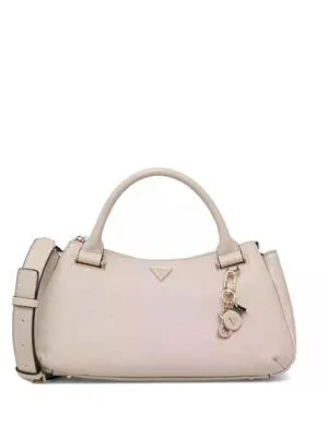 Guess Evie Pebbled Logo-plaque Tote Bag
