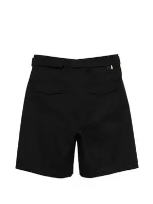 LOW BRAND Virgil Belted Bermuda Shorts - Black