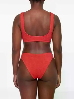 PARAMIDONNA Textured Ring Detail Cut-out Bikini