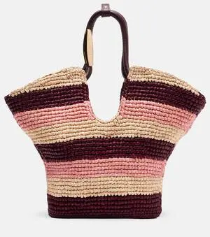 Zimmermann Small Raffia Top-handle Bag - Multicoloured