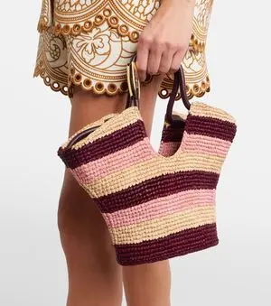 Zimmermann Small Raffia Top-handle Bag