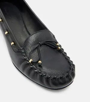 Khaite Milly 45 Leather Pumps - Black