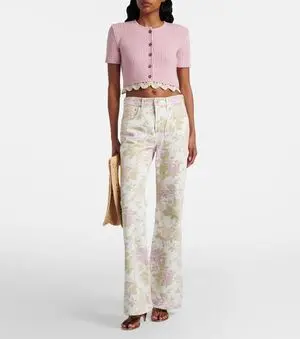 Citizens Of Humanity Kimberly Floral Flared Jeans