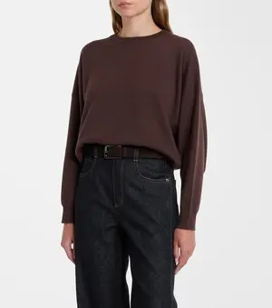 Brunello Cucinelli Cashmere Crewneck Sweater - Brown