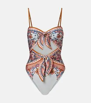 Zimmermann Printed One-piece Swimsuit - Multicoloured