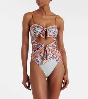 Zimmermann Printed One-piece Swimsuit