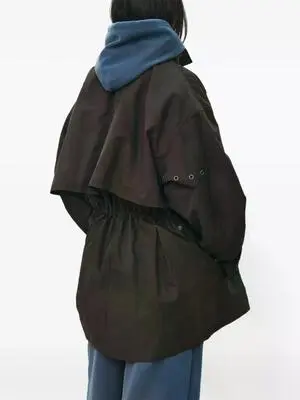 STUDIO TOMBOY Detachable Hood Coat - Black