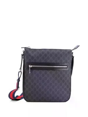 Gucci Gg Coated Canvas Messenger Bag