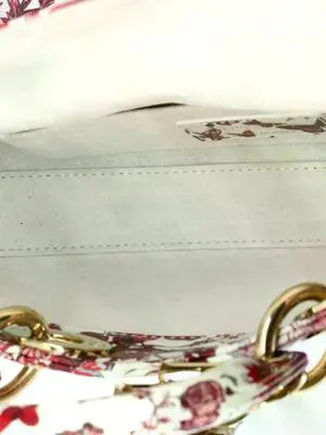 Dior Lady D-joy Bag Printed Leather Small Satchel - Multicolour