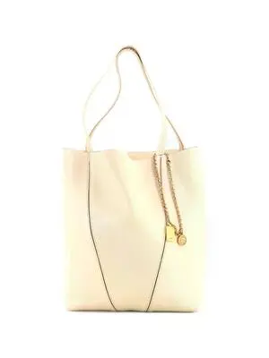 Chloé Spin Leather Medium Tote Bag - Neutrals