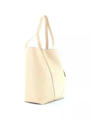 Chloé Spin Leather Medium Tote Bag - Neutrals
