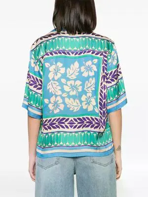 Sandro Graphic Print Short-sleeve Shirt